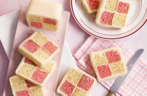 Battenberg Cake: Pretty in Pink British Patriotic Glory – Professional ...