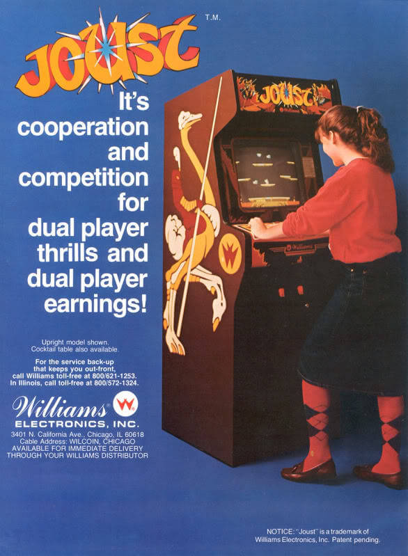 Joust: History of the Ostrich-Based Arcade Co-Op Romp – Professional Moron