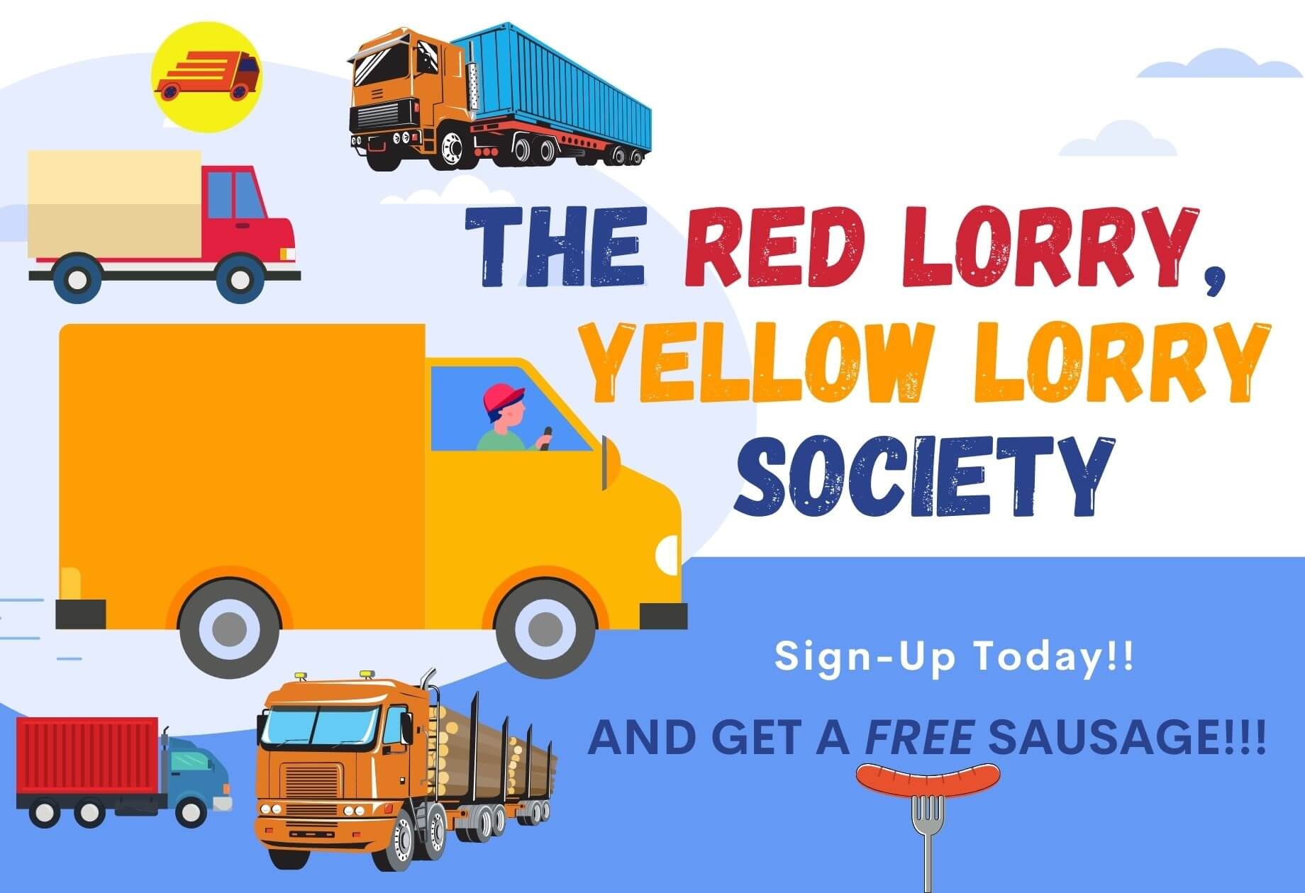 Join the Red Lorry, Yellow Lorry Society [Sponsored Post ...