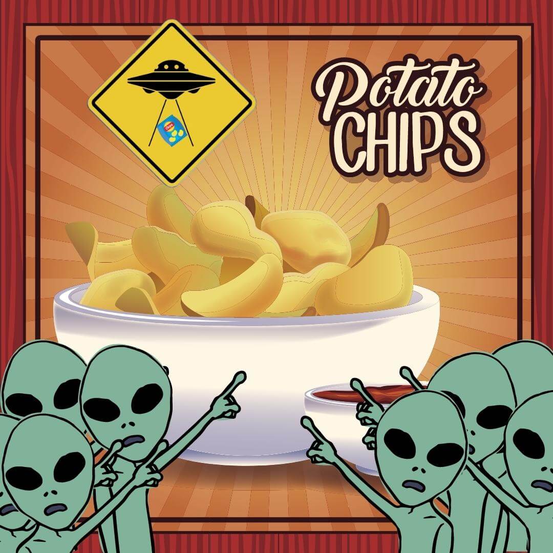Alien Abduction Diary #19: Aliens Want Crisps (Potato Chips ...