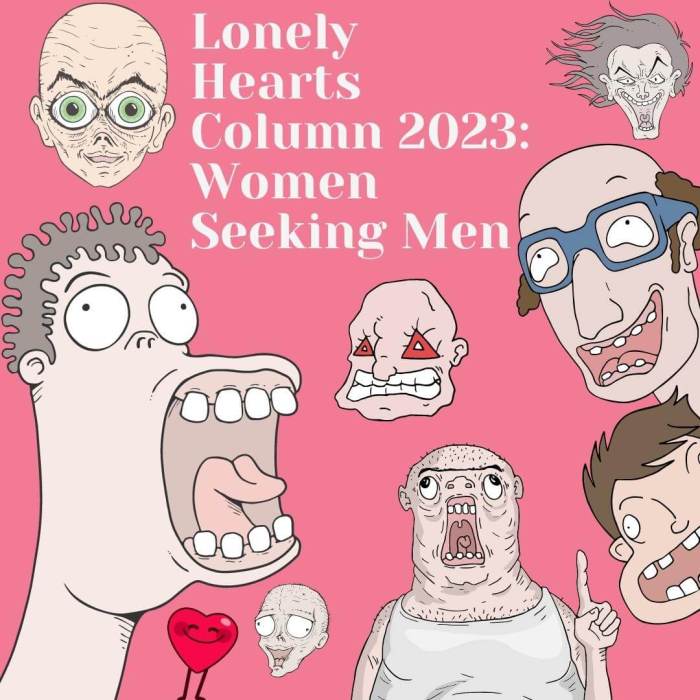 Lonely Hearts Column 2023: Women Seeking Men – Professional Moron