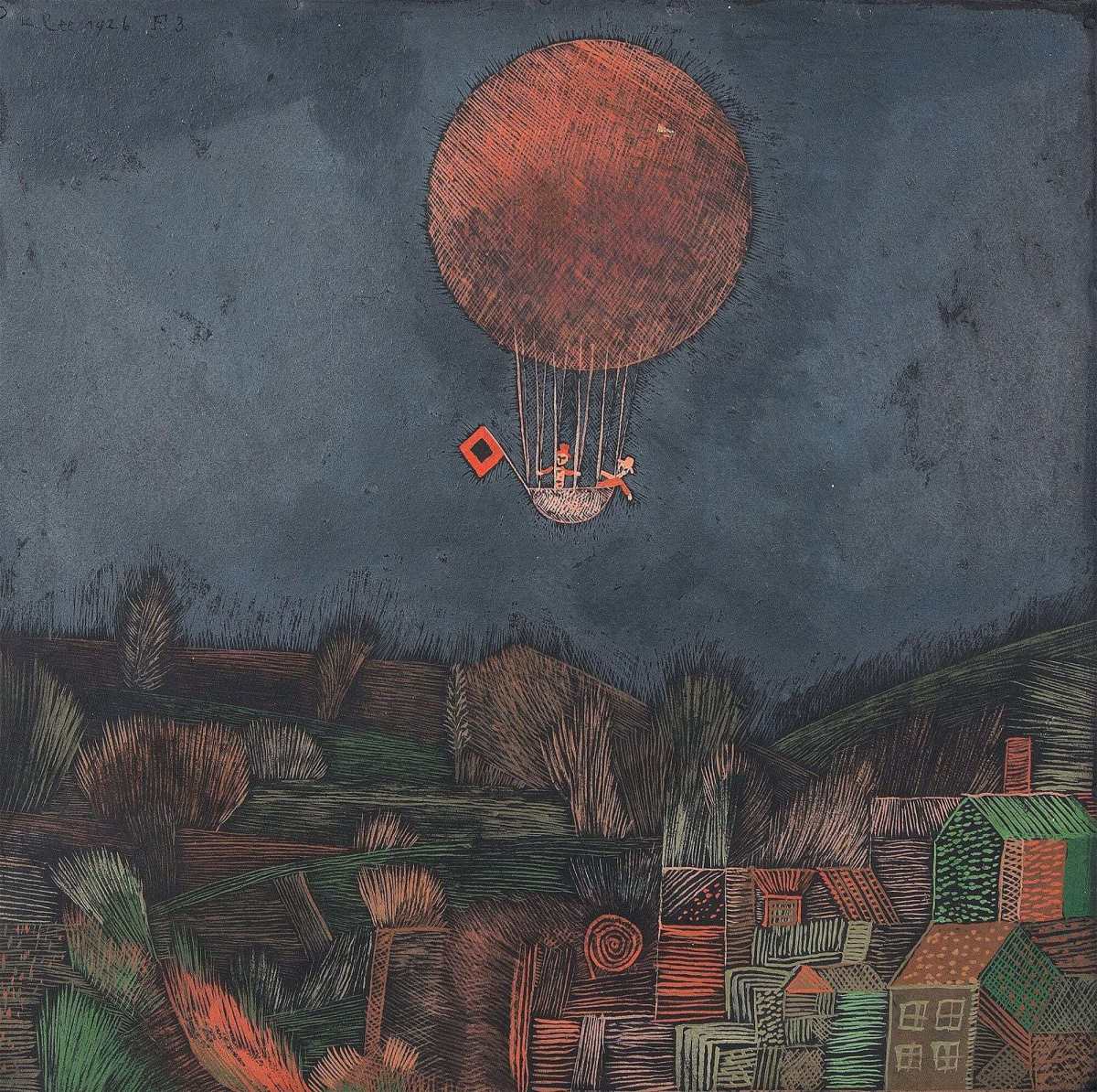 Paul Klee and Der Luftballon (art theory and hot air balloons)🎈 ...
