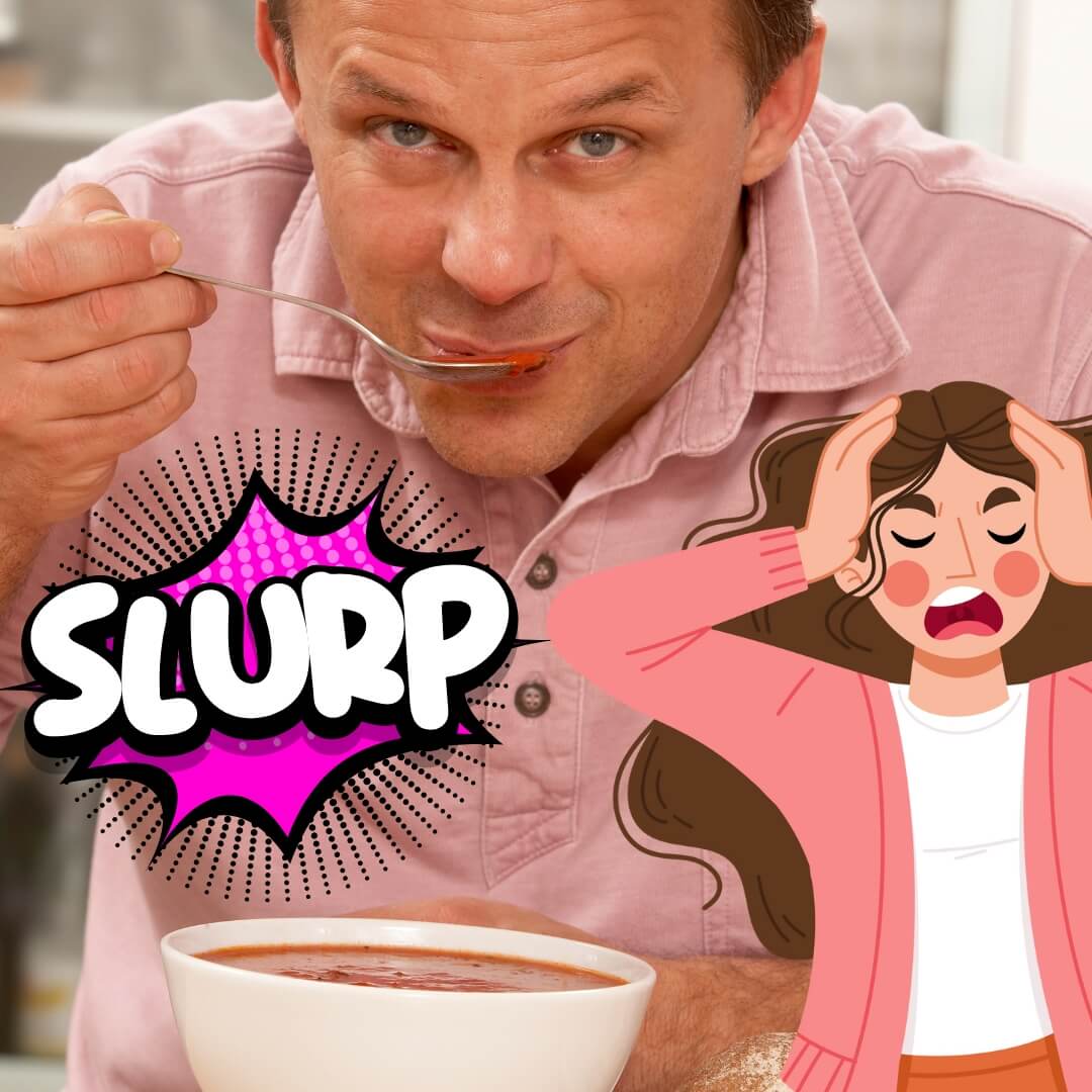 Agony Aunt: “My husband SLURPS his soup… HELP!!!” 🍲 – Professional Moron