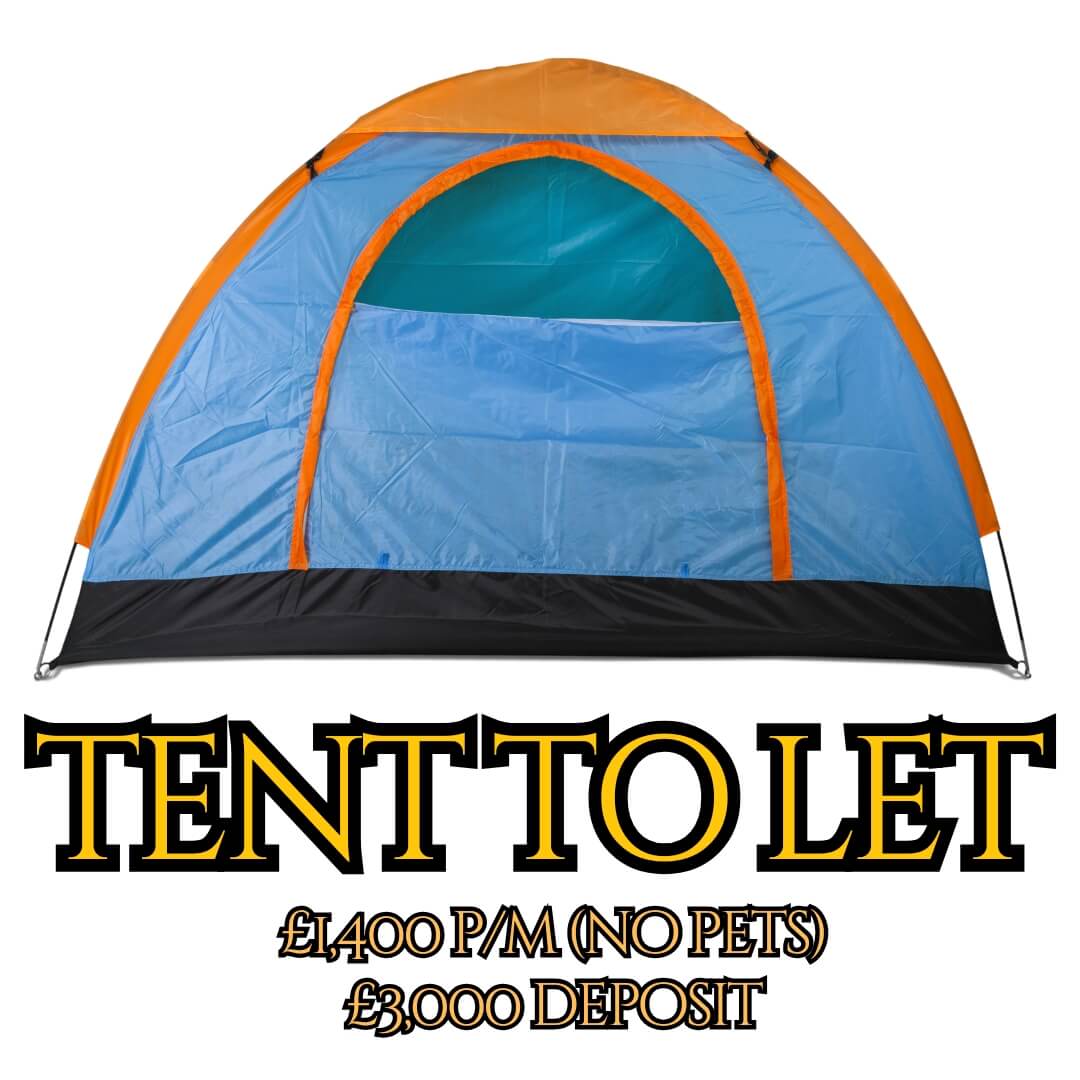 Tent to Rent: The Luxurious Zippered Estate 🏕️ – Professional Moron