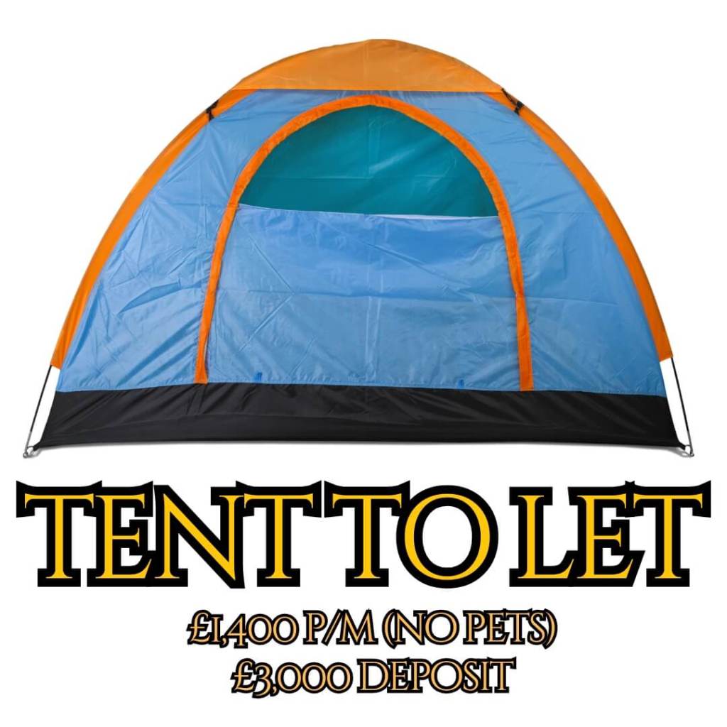 Tent to Rent: The Luxurious Zippered Estate 🏕️ – Professional Moron